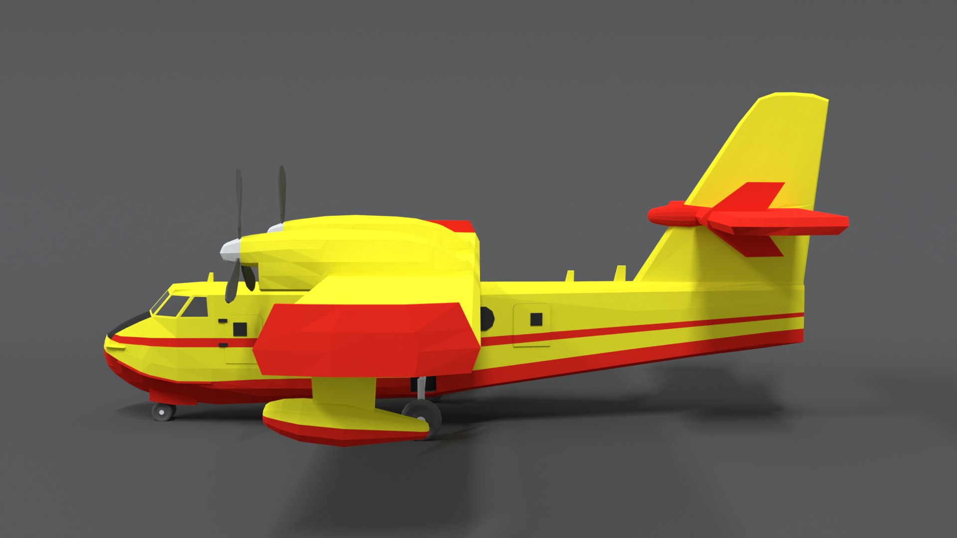 3D Canadair Cl 215 Model - TurboSquid 1572307