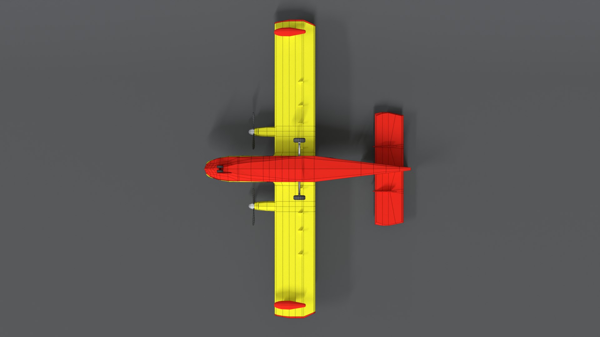 3D canadair cl 215 model - TurboSquid 1572307