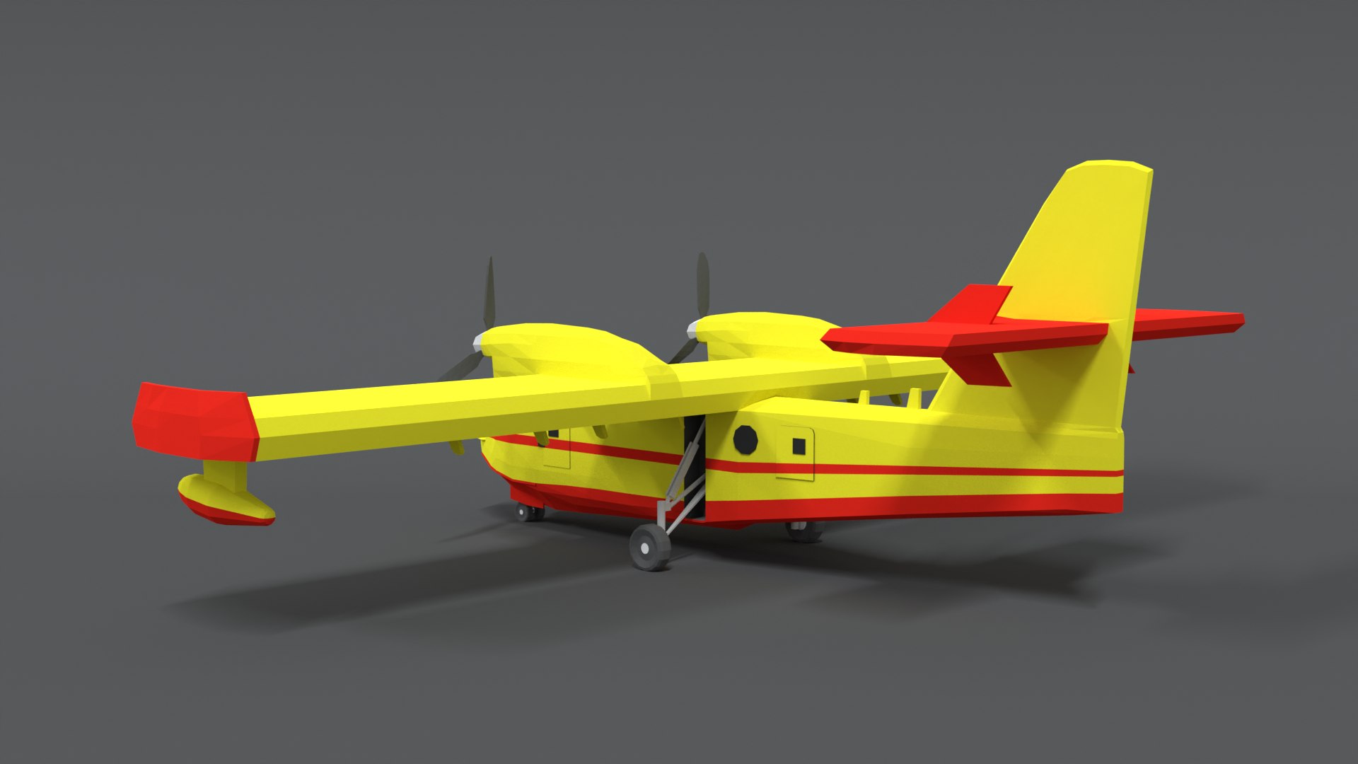 3D Canadair Cl 215 Model - TurboSquid 1572307