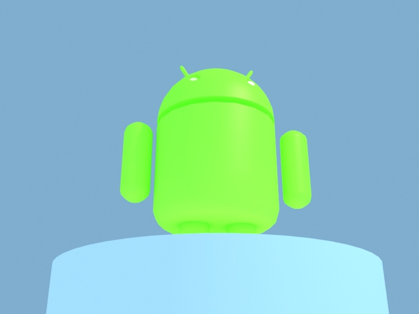 3d Model Android Mascot Logo