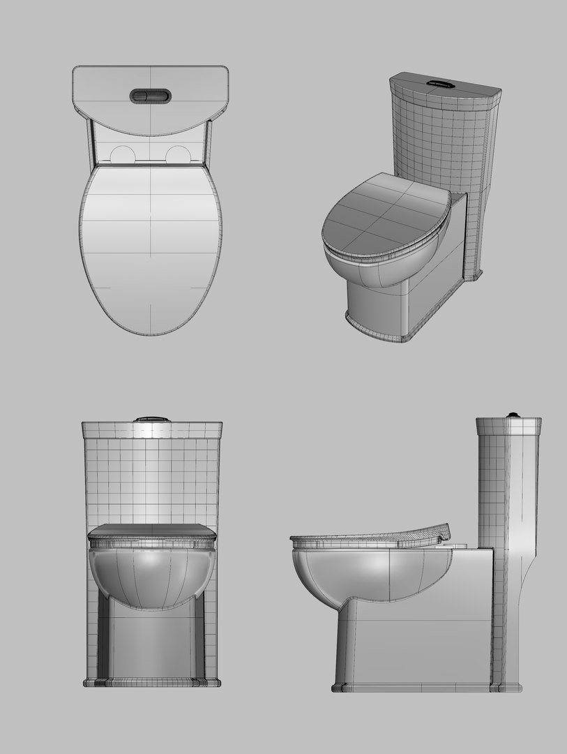 Toilet Wc 3D - TurboSquid 1472940