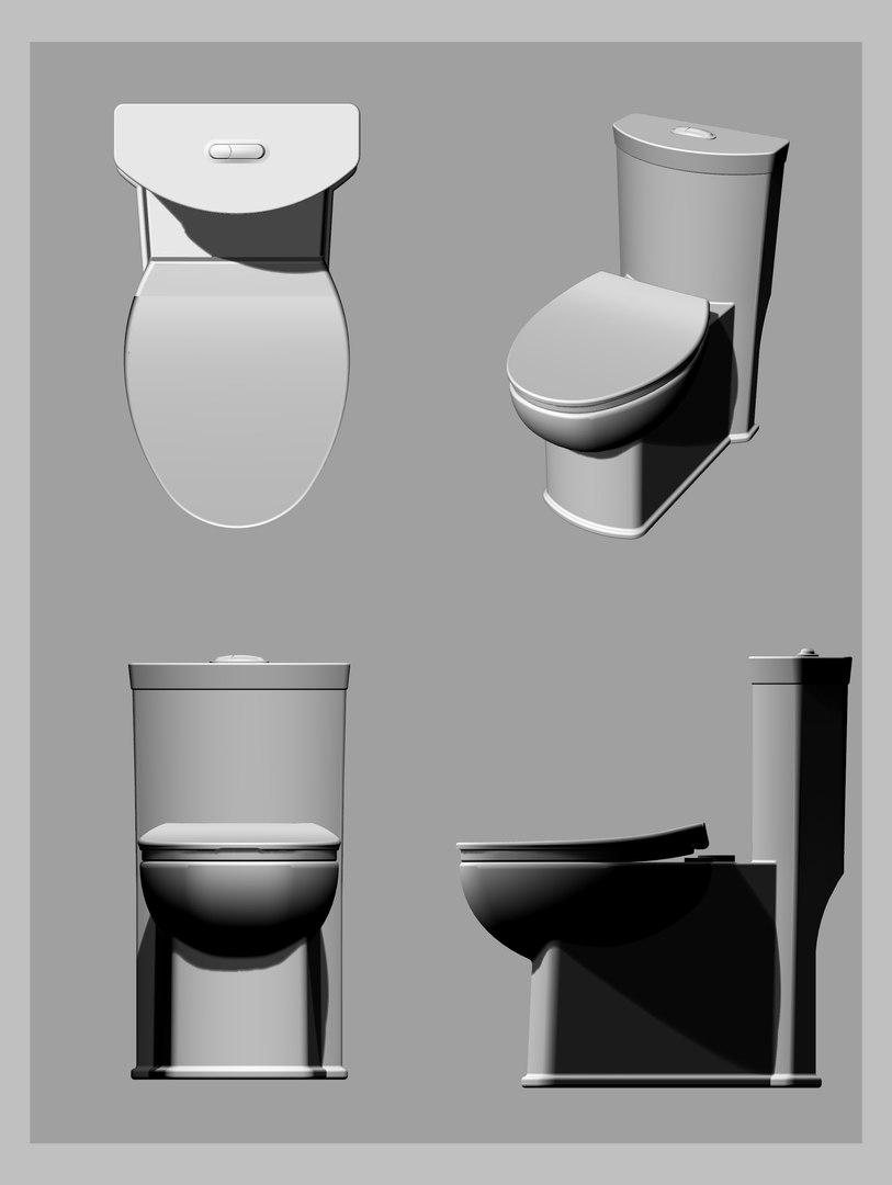 Toilet Wc 3D - TurboSquid 1472940