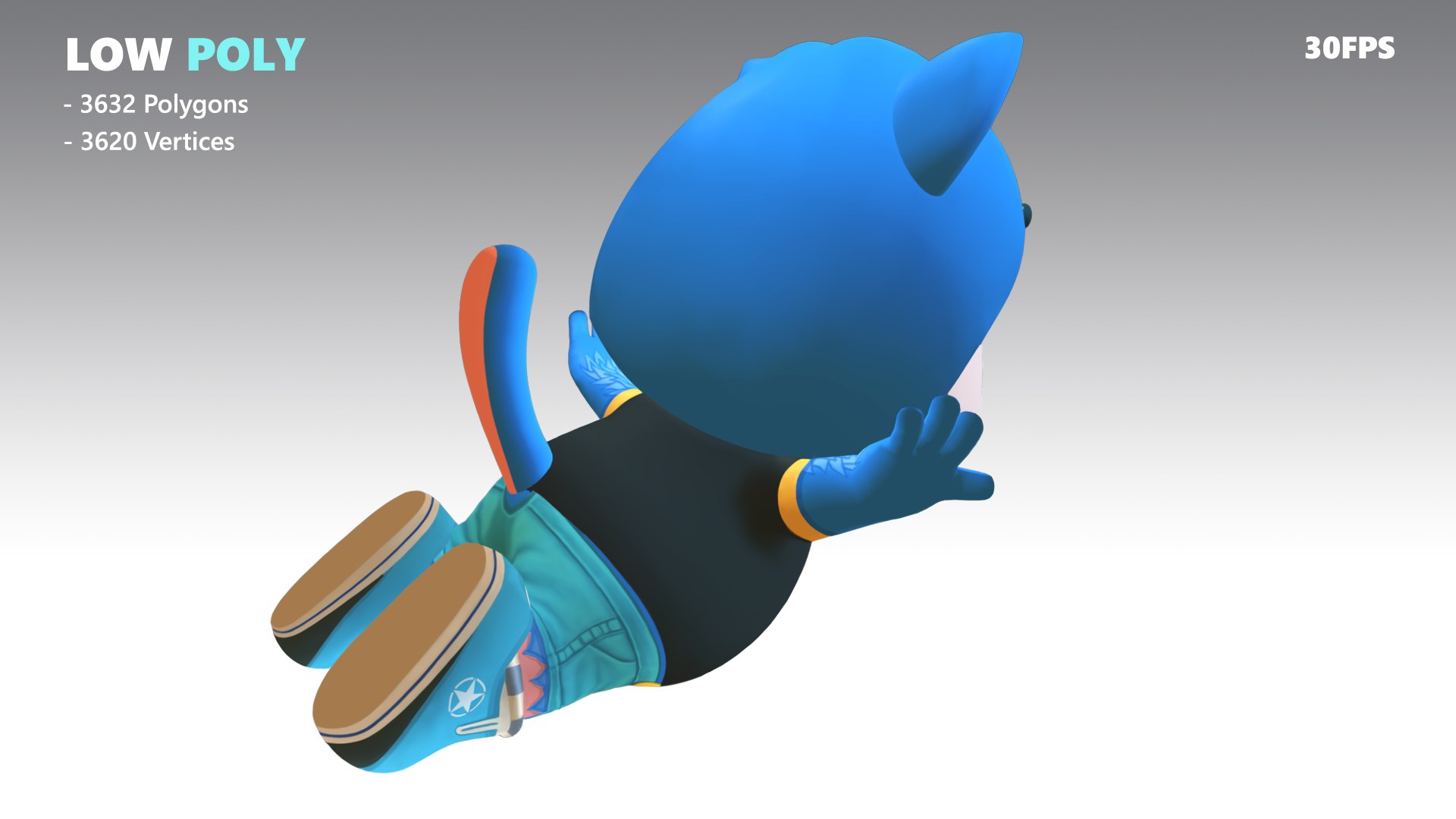 3D Model Cartoon Cat Animations Rig - TurboSquid 1502945
