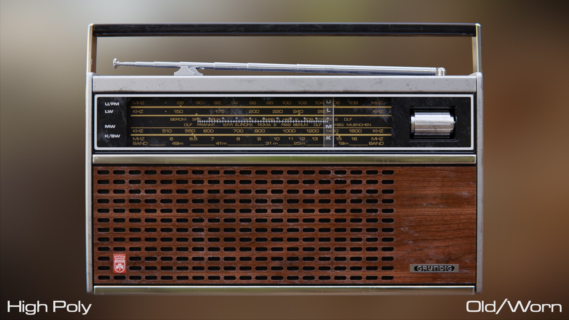 3D Transistor Radio Model - TurboSquid 1255509