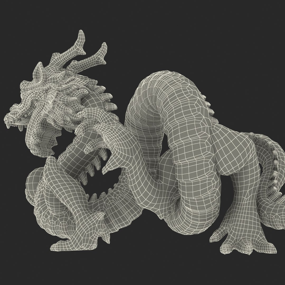 3d chinese dragon