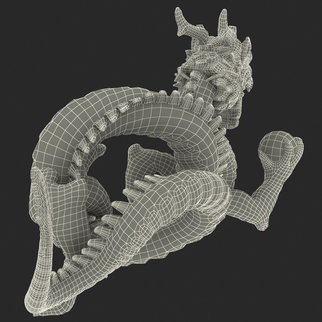 3d chinese dragon