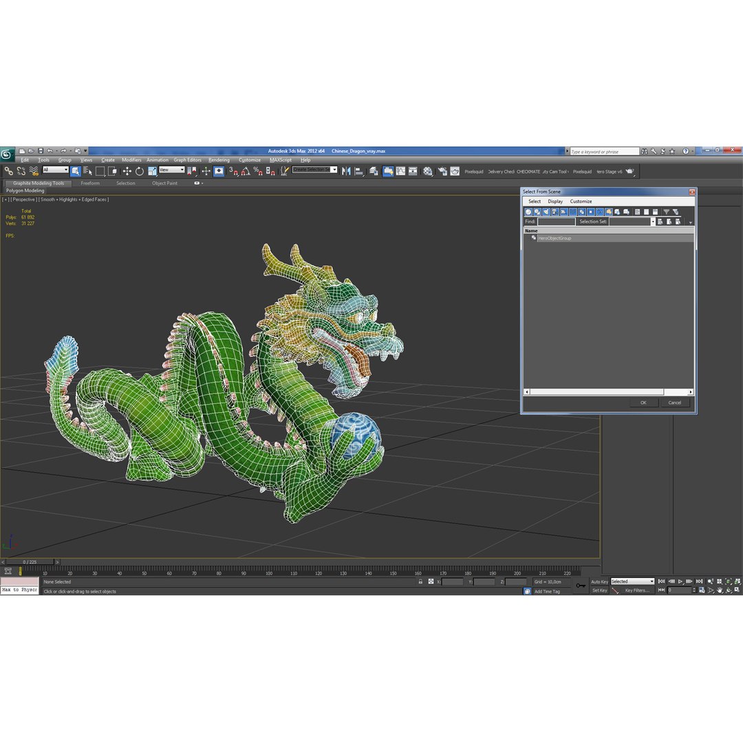 3d chinese dragon
