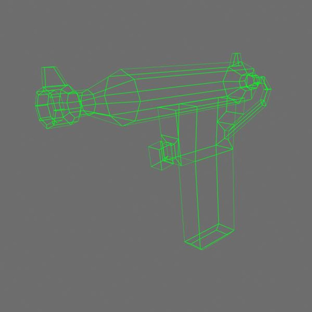 Free Obj Model Laser Gun