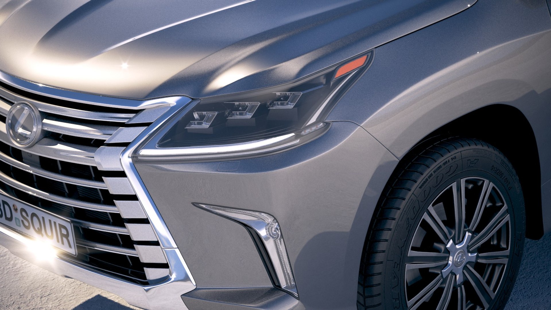 Lexus Lx 570 3D - TurboSquid 1239007