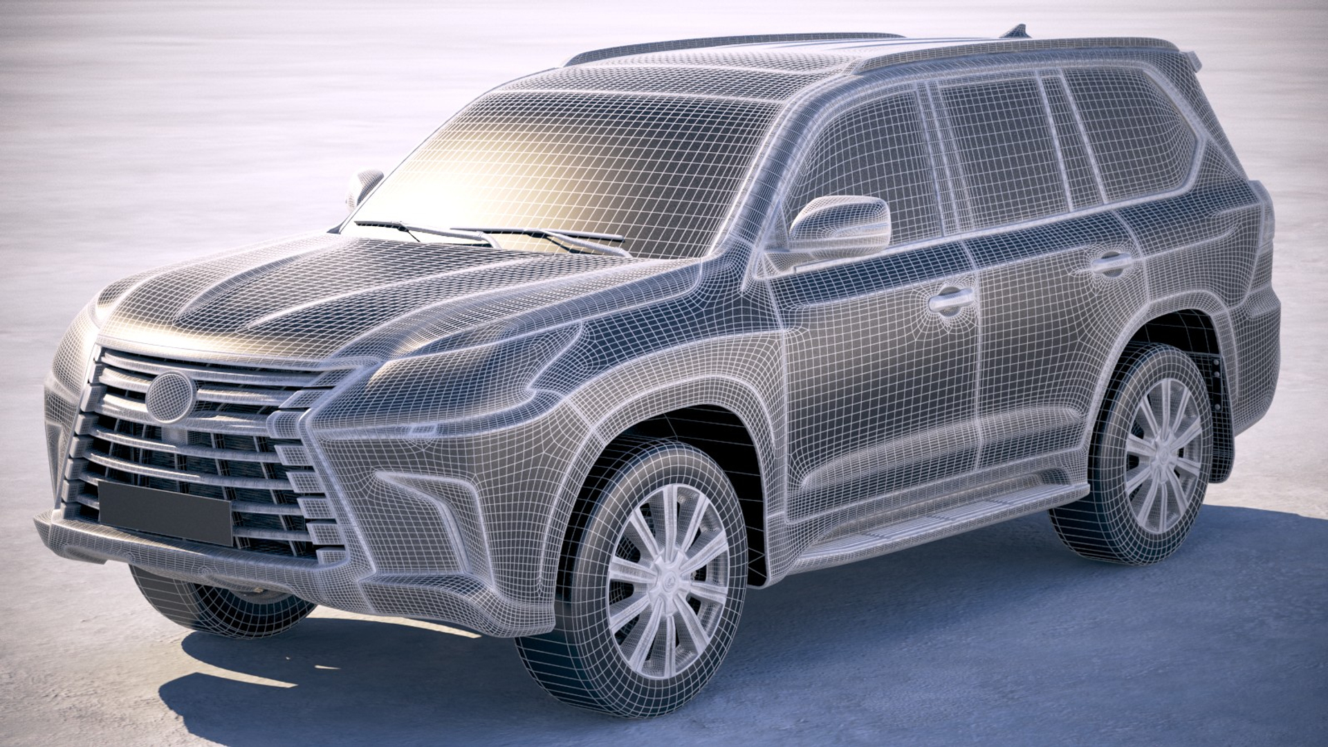 Lexus lx 570 3D - TurboSquid 1239007