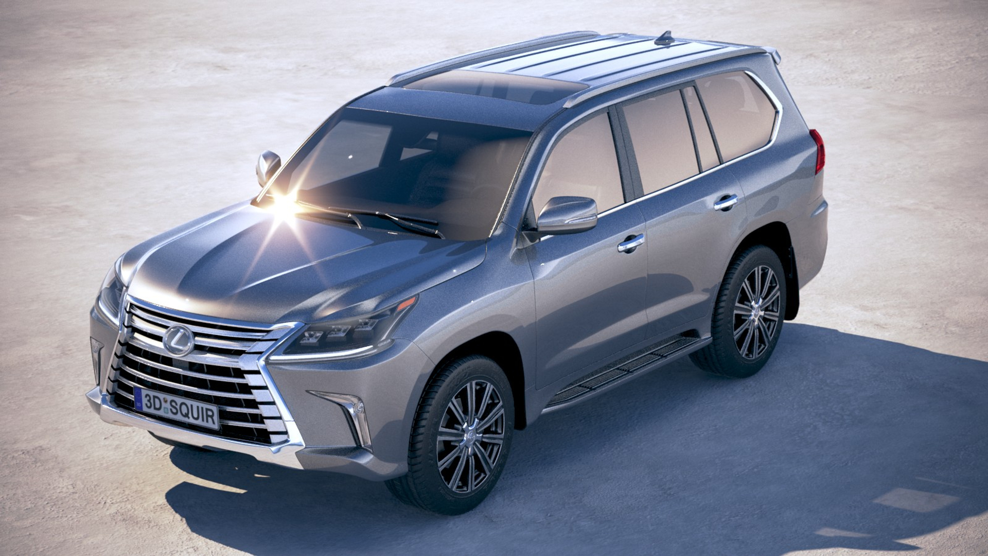Lexus Lx 570 3D - TurboSquid 1239007