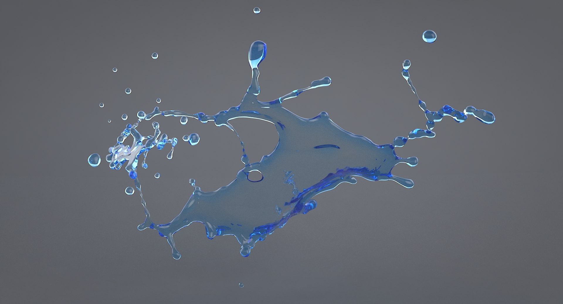 3D Model Abstract Splash - TurboSquid 1302050