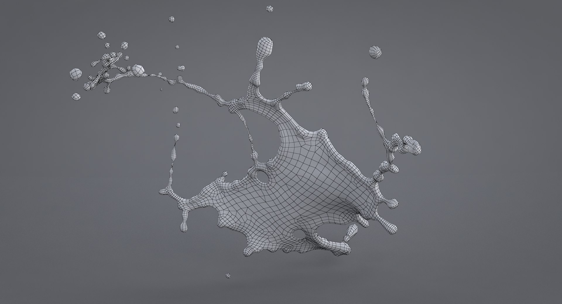 3D Model Abstract Splash - TurboSquid 1302050