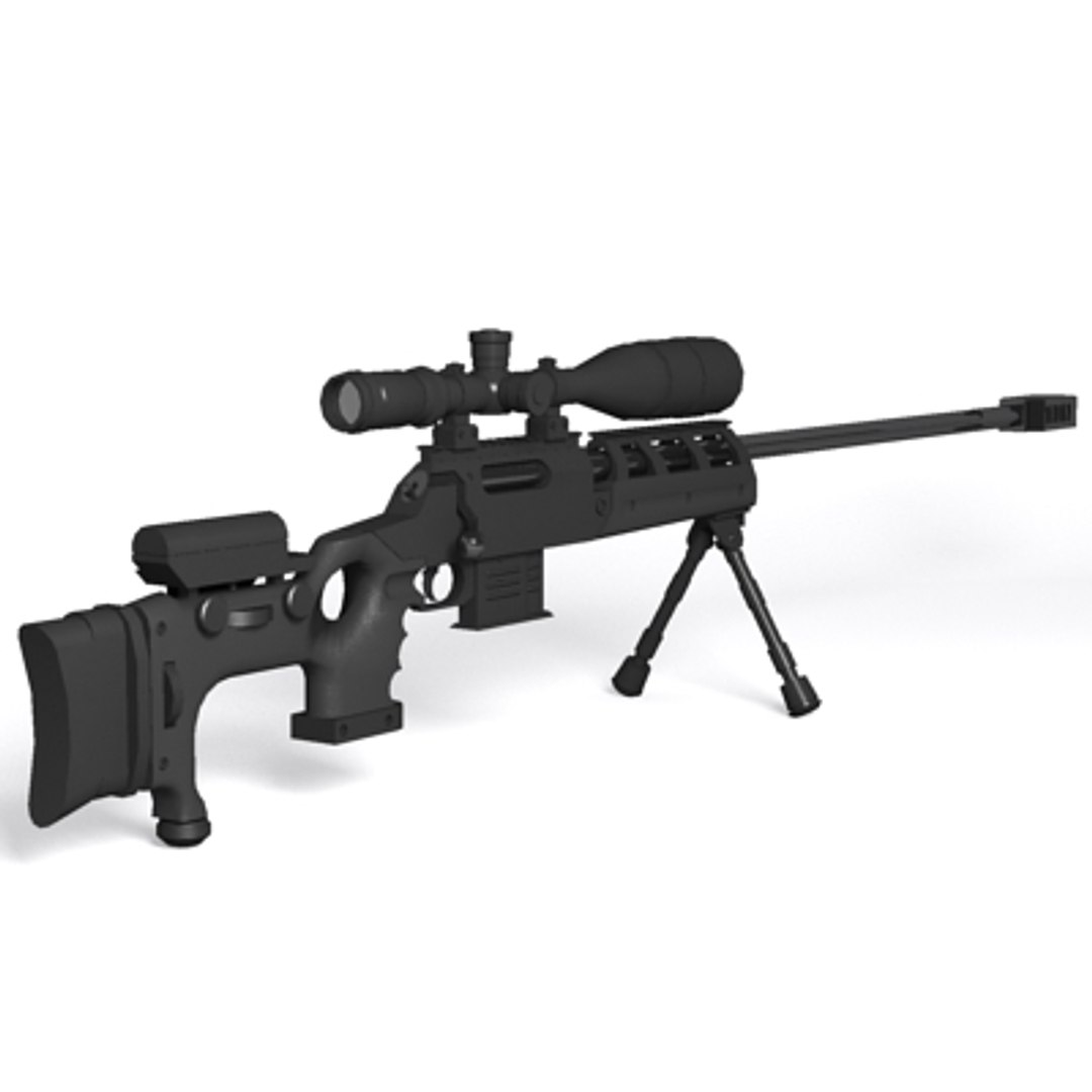 Tpg-1 Unique Alpine Rifle 3d Model