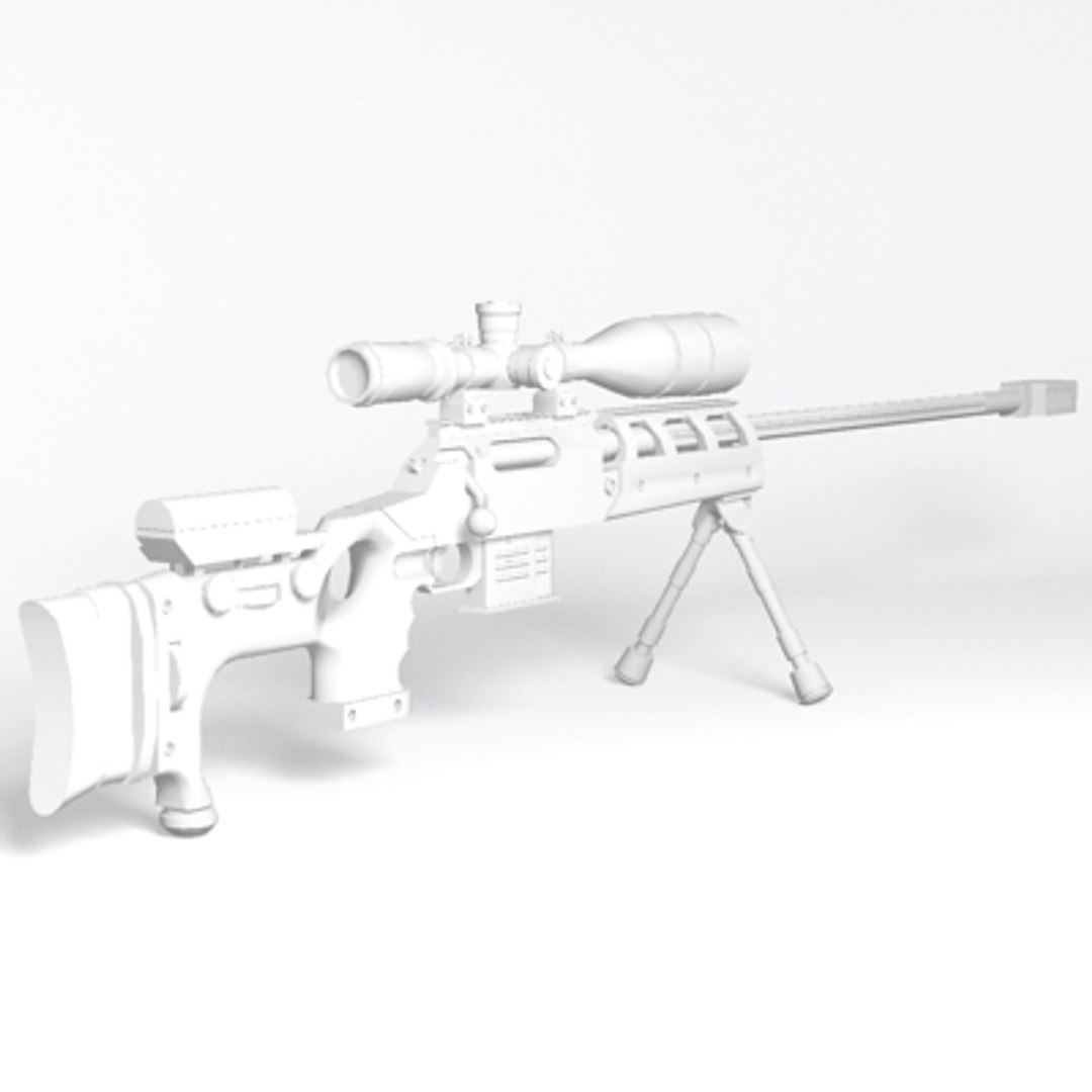 Tpg-1 Unique Alpine Rifle 3d Model