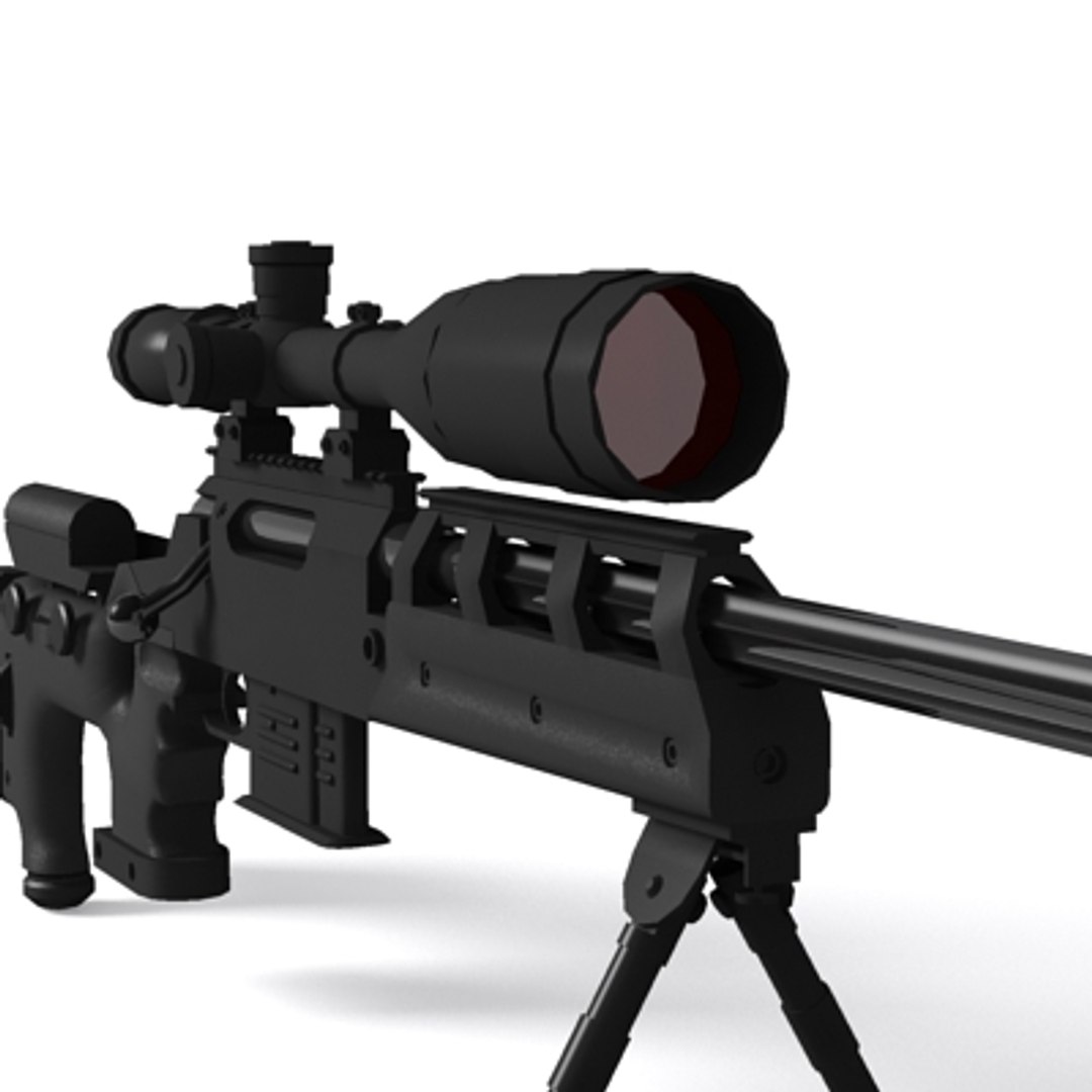 Tpg-1 Unique Alpine Rifle 3d Model