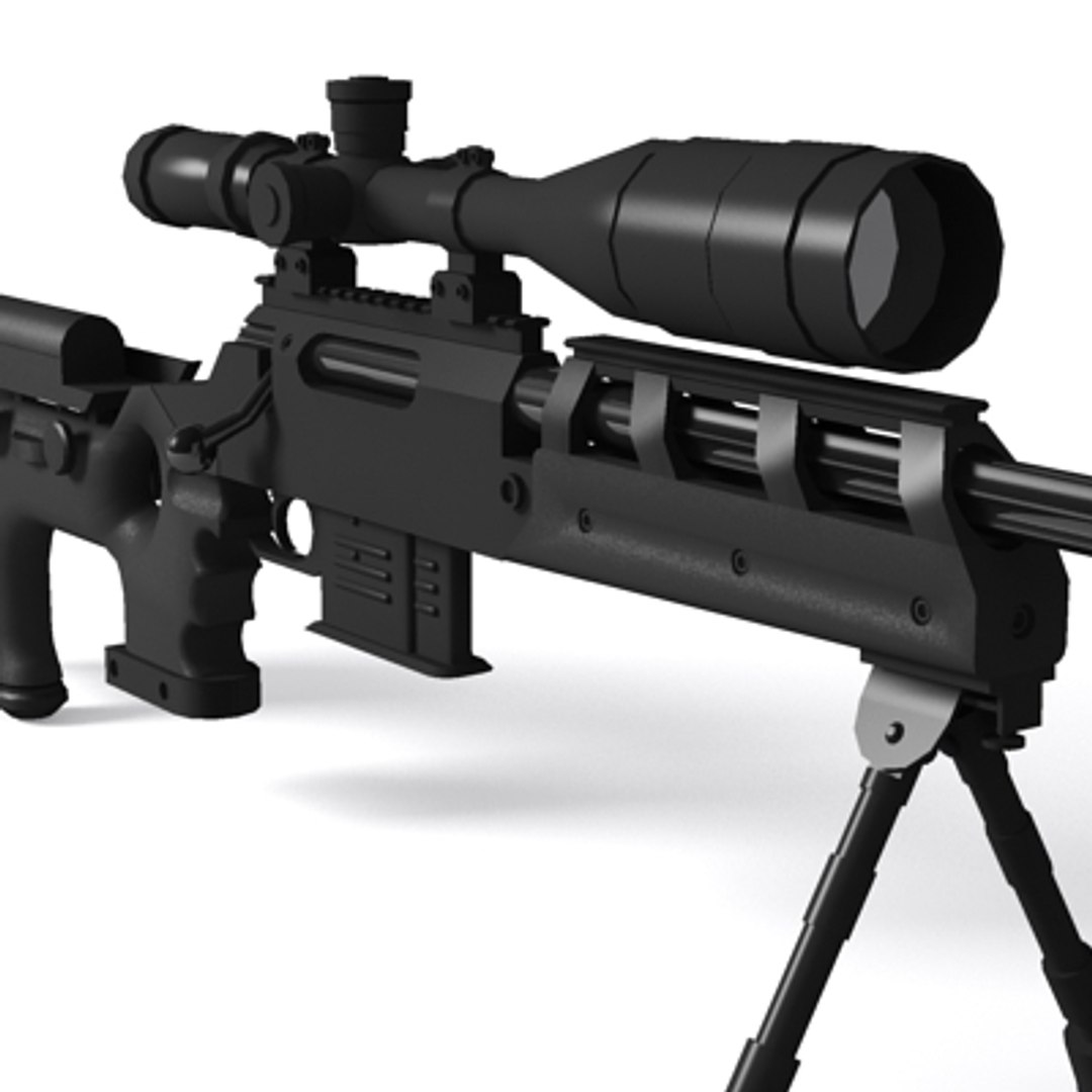 Tpg-1 Unique Alpine Rifle 3d Model