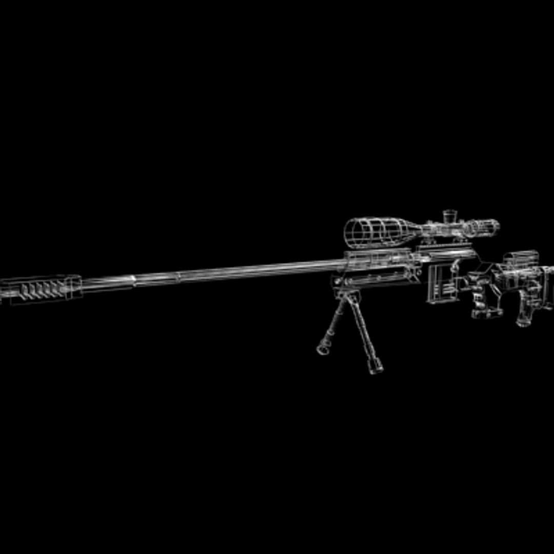 Tpg-1 Unique Alpine Rifle 3d Model