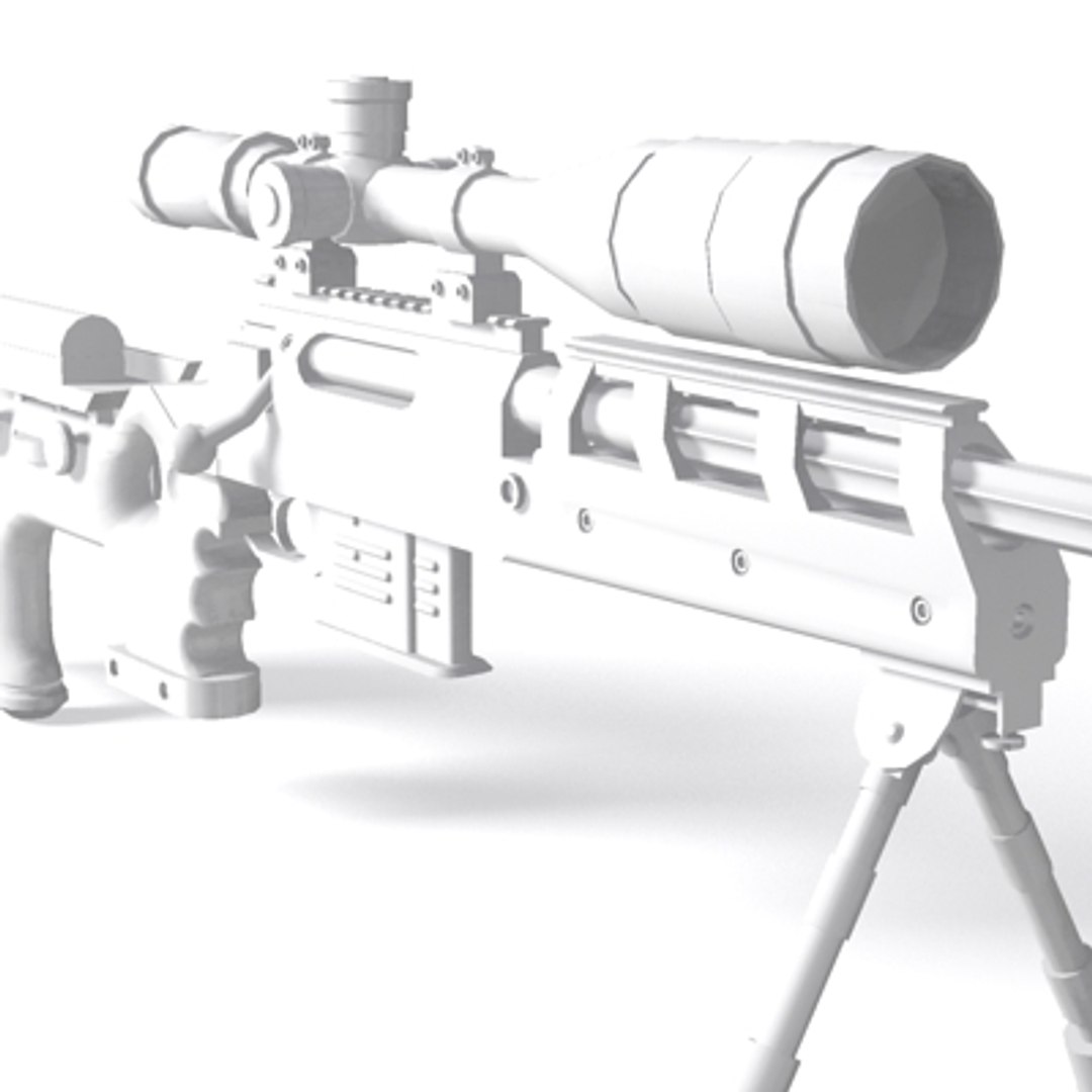 Tpg-1 Unique Alpine Rifle 3d Model