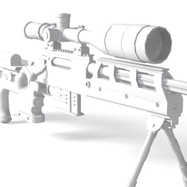 tpg-1 unique alpine rifle 3d model