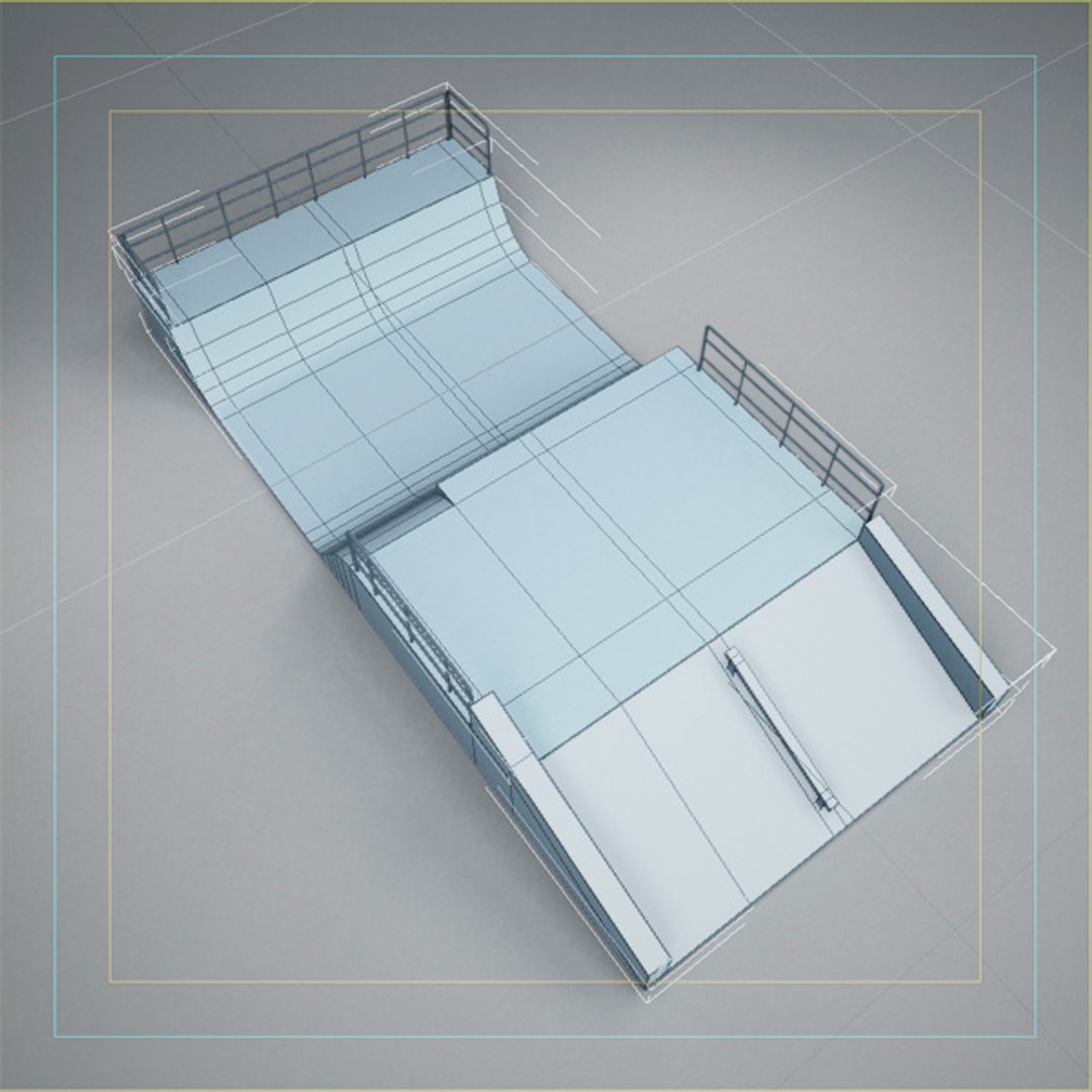 Skatepark Ramp 3d Max