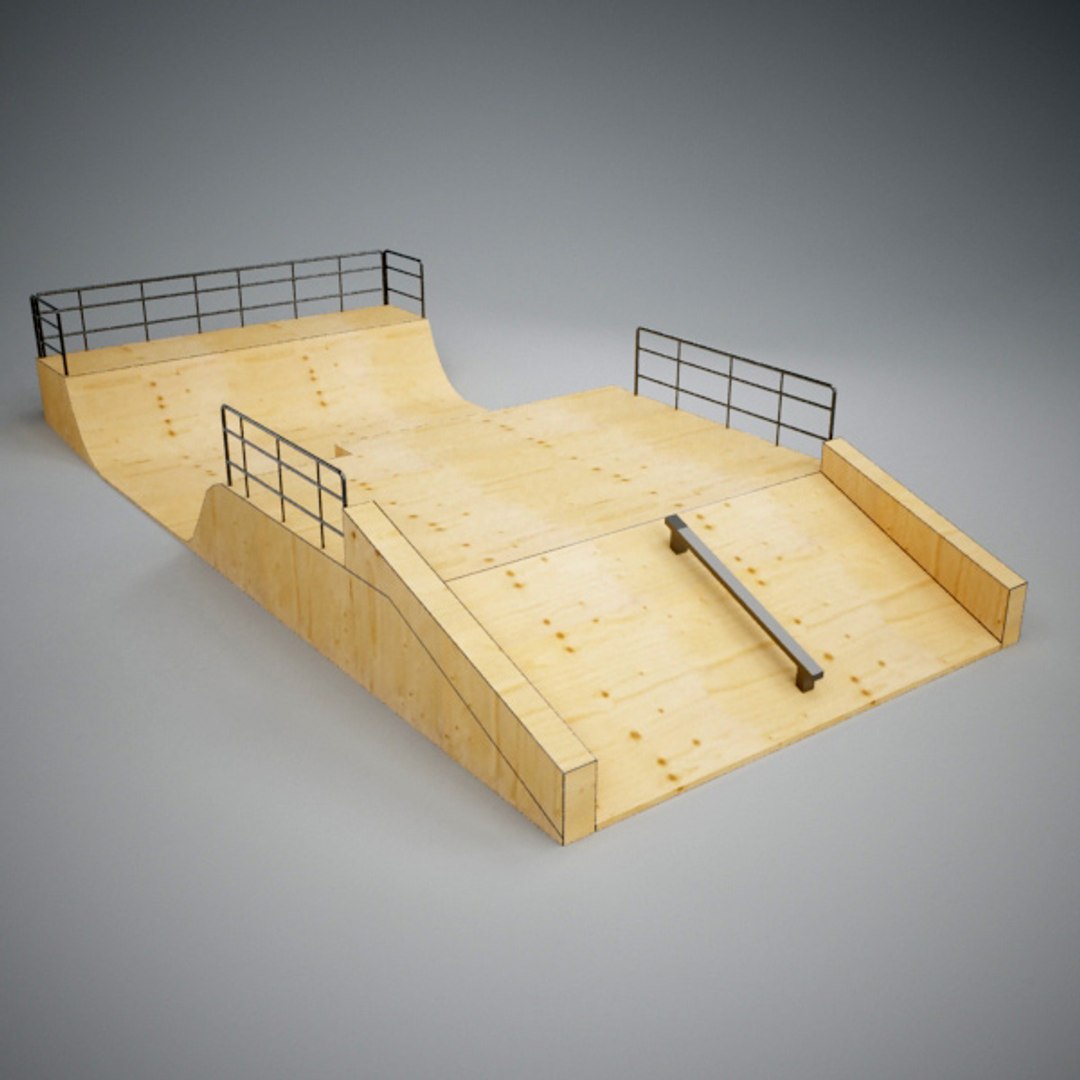 Skatepark Ramp 3d Max