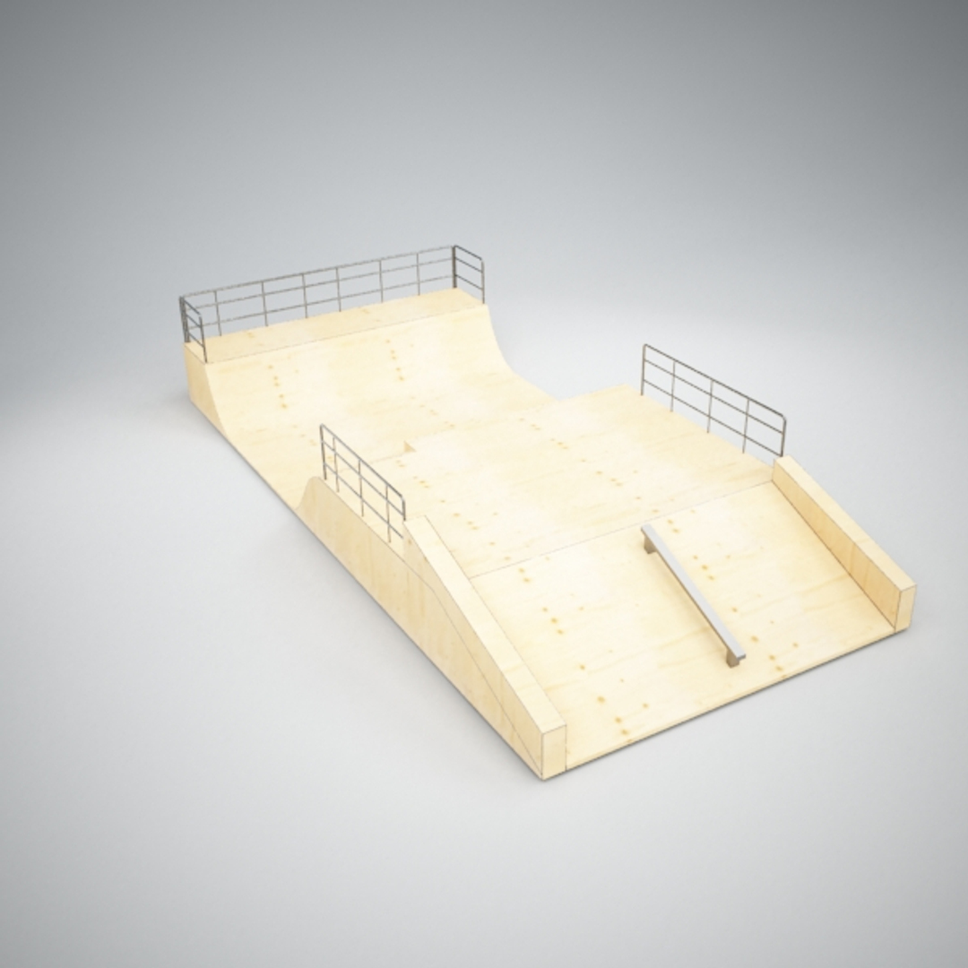 Skatepark Ramp 3d Max
