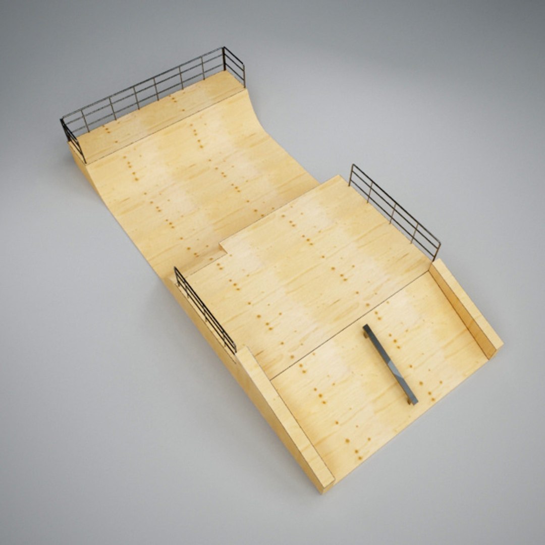 Skatepark Ramp 3d Max