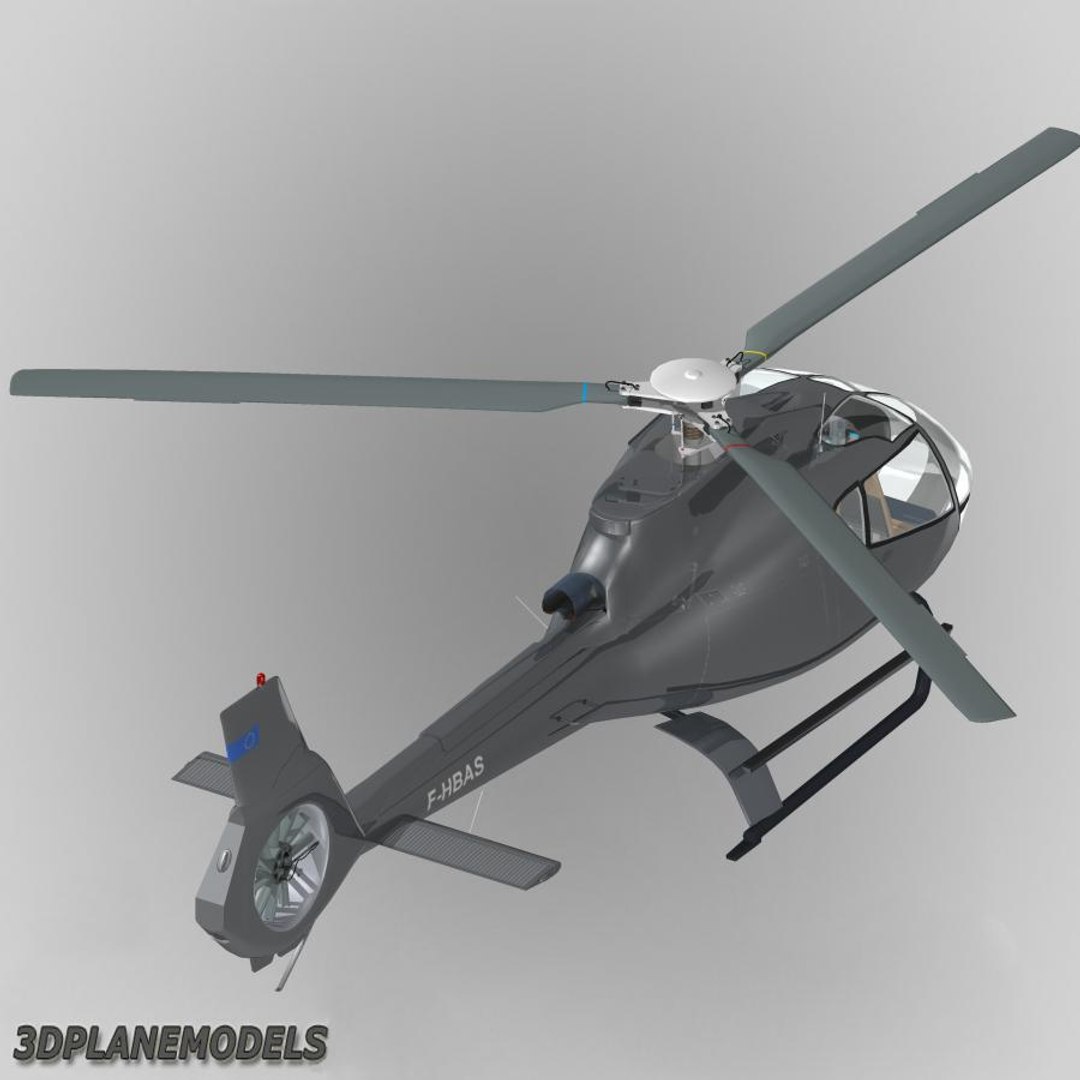 eurocopter ec-130 private livery 3d model