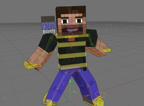 Animated Minecraft Character 3D Models for Download | TurboSquid