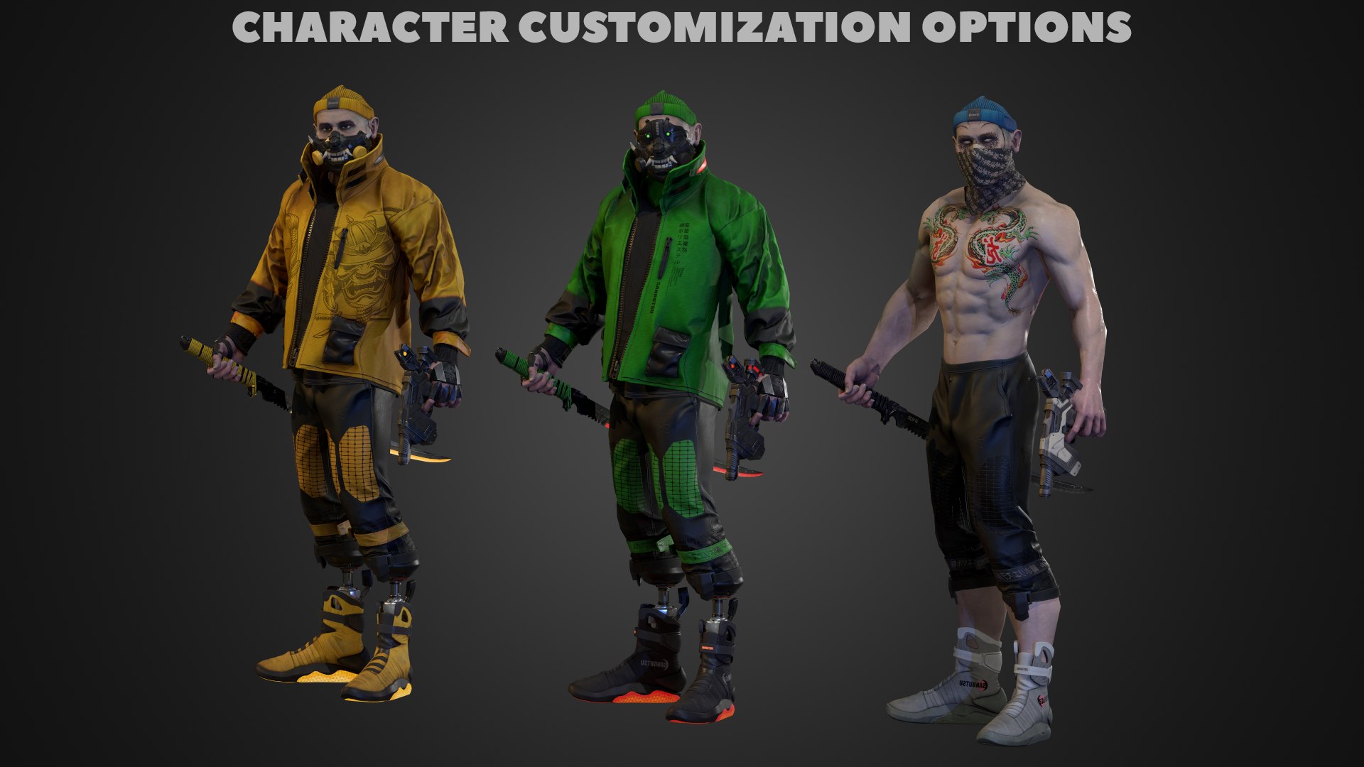 3D Model Cyber Samurai - TurboSquid 1738786