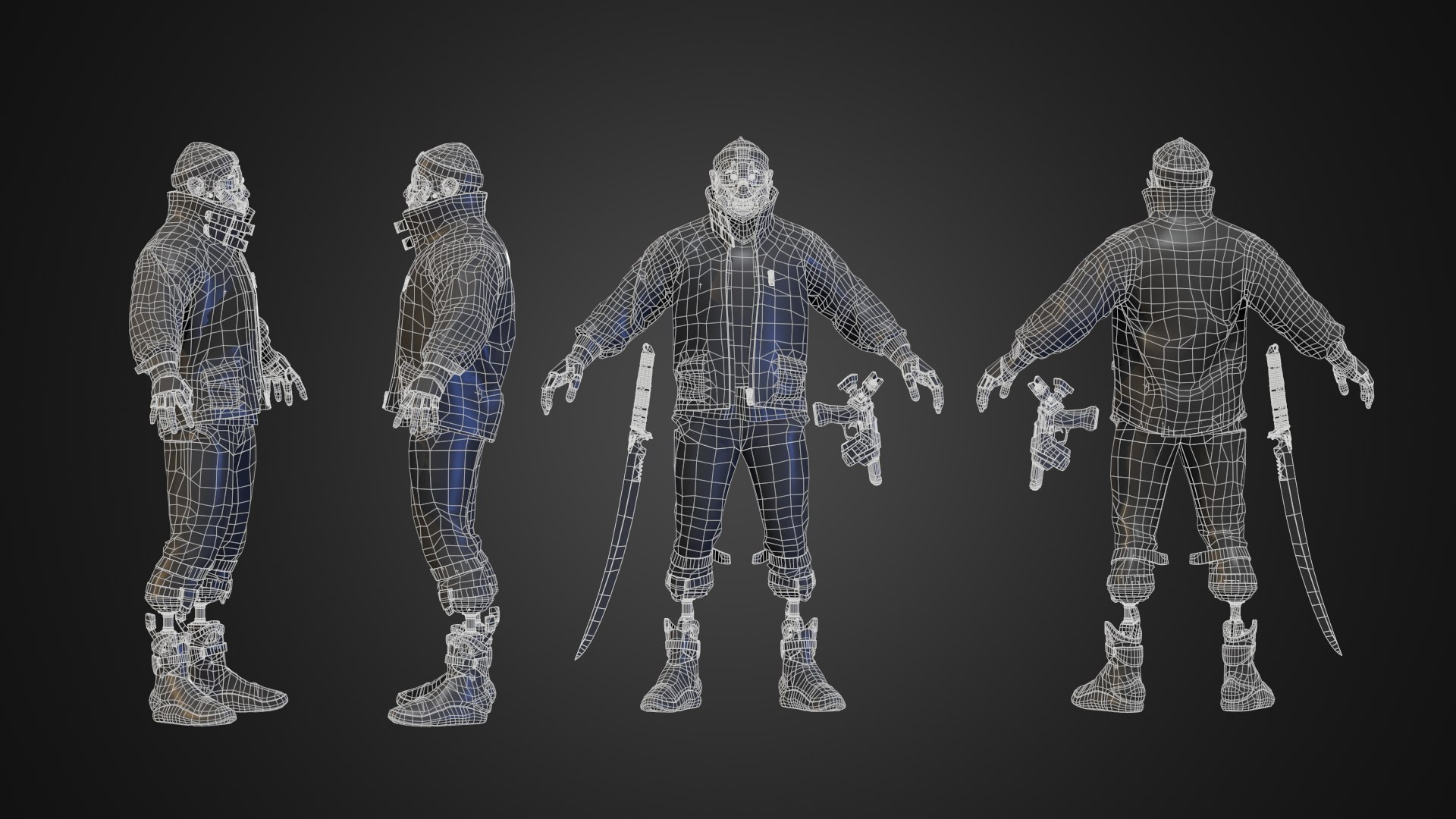 3D Model Cyber Samurai - TurboSquid 1738786