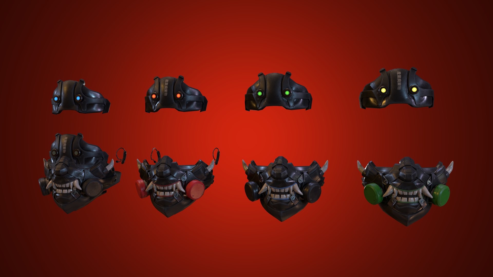 3D Model Cyber Samurai - TurboSquid 1738786