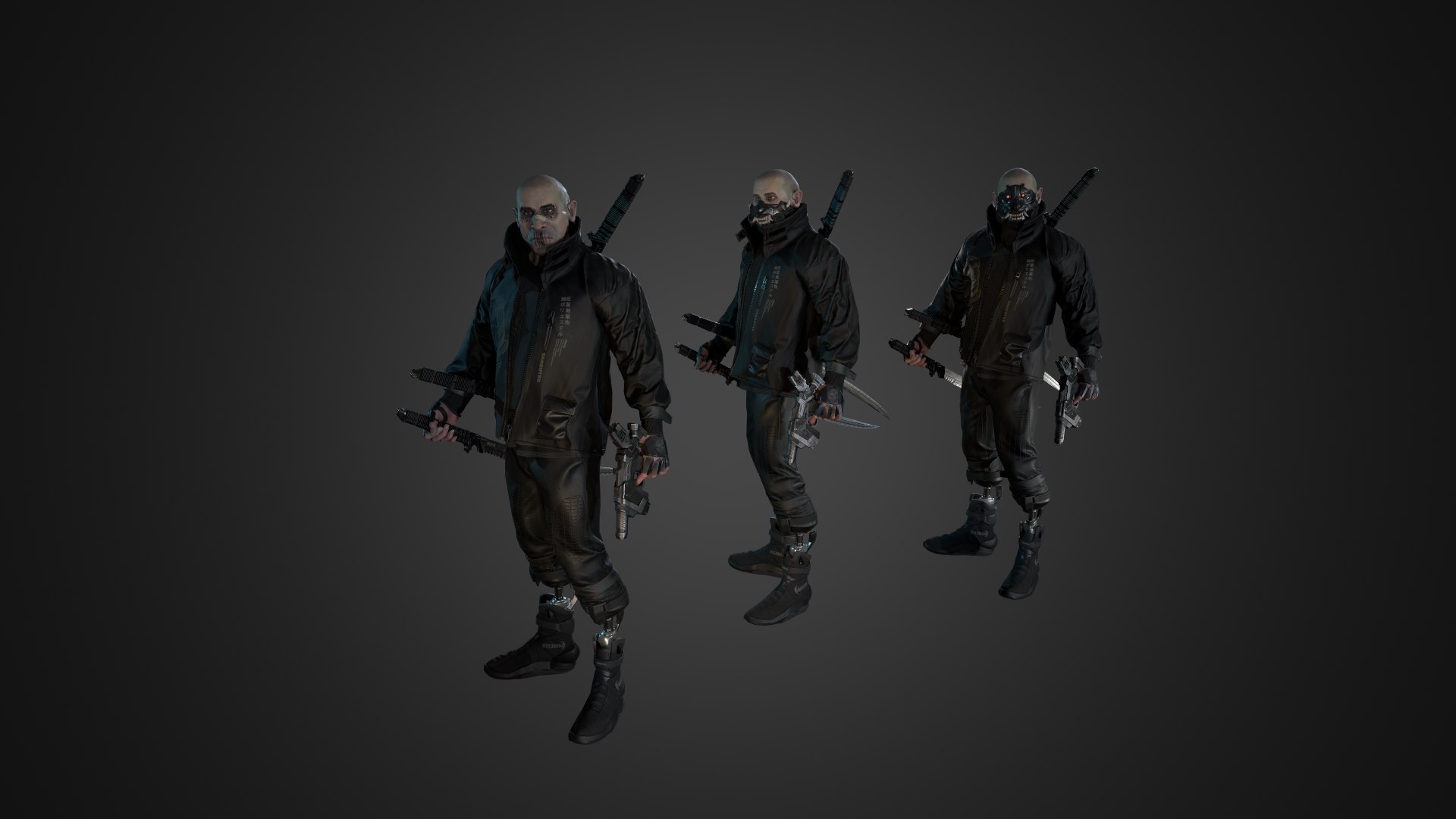 3D Model Cyber Samurai - TurboSquid 1738786