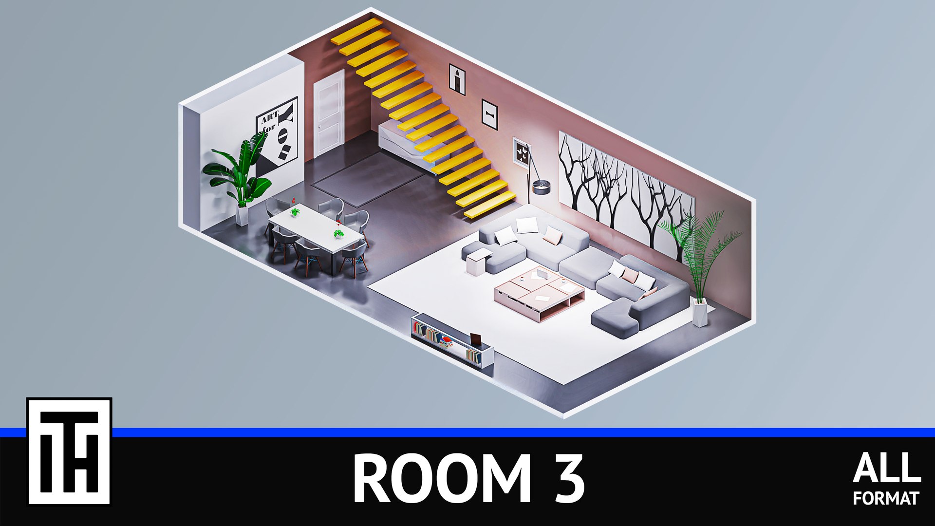 3D Room 3 - TurboSquid 2137231