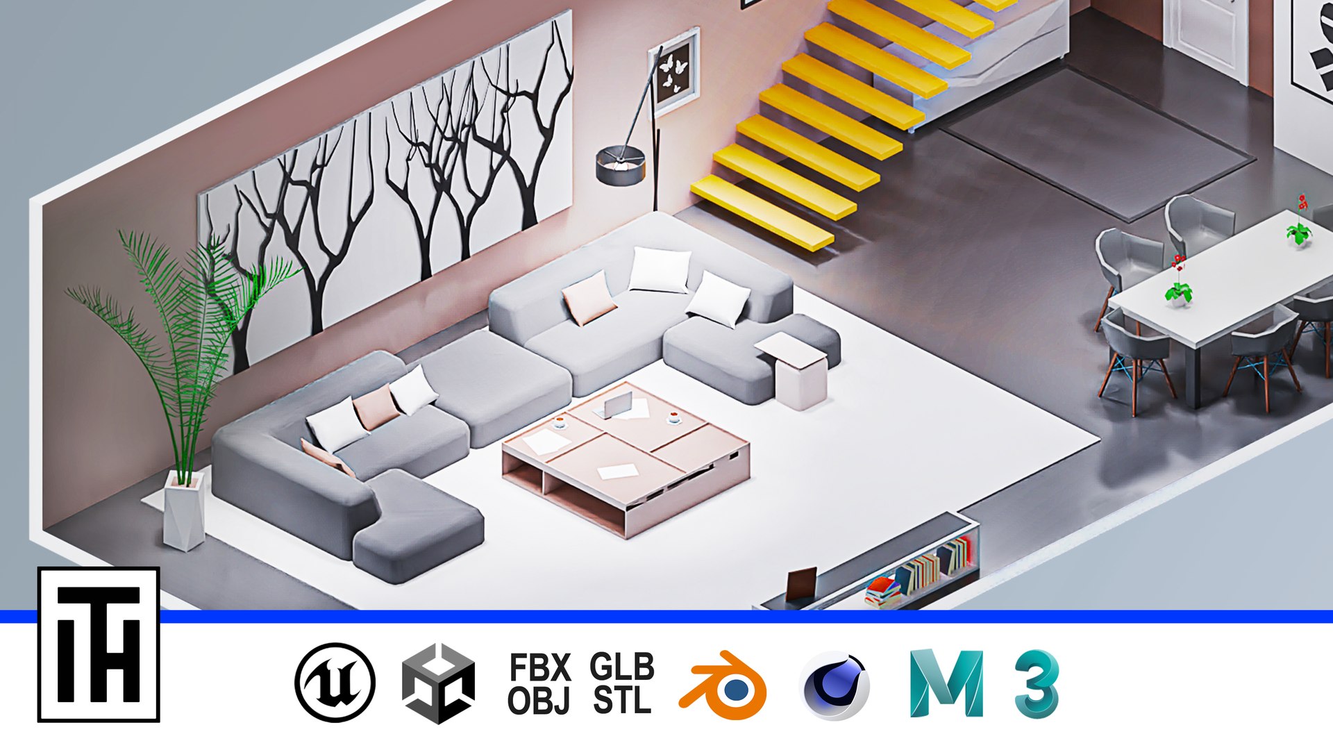 3D Room 3 - TurboSquid 2137231