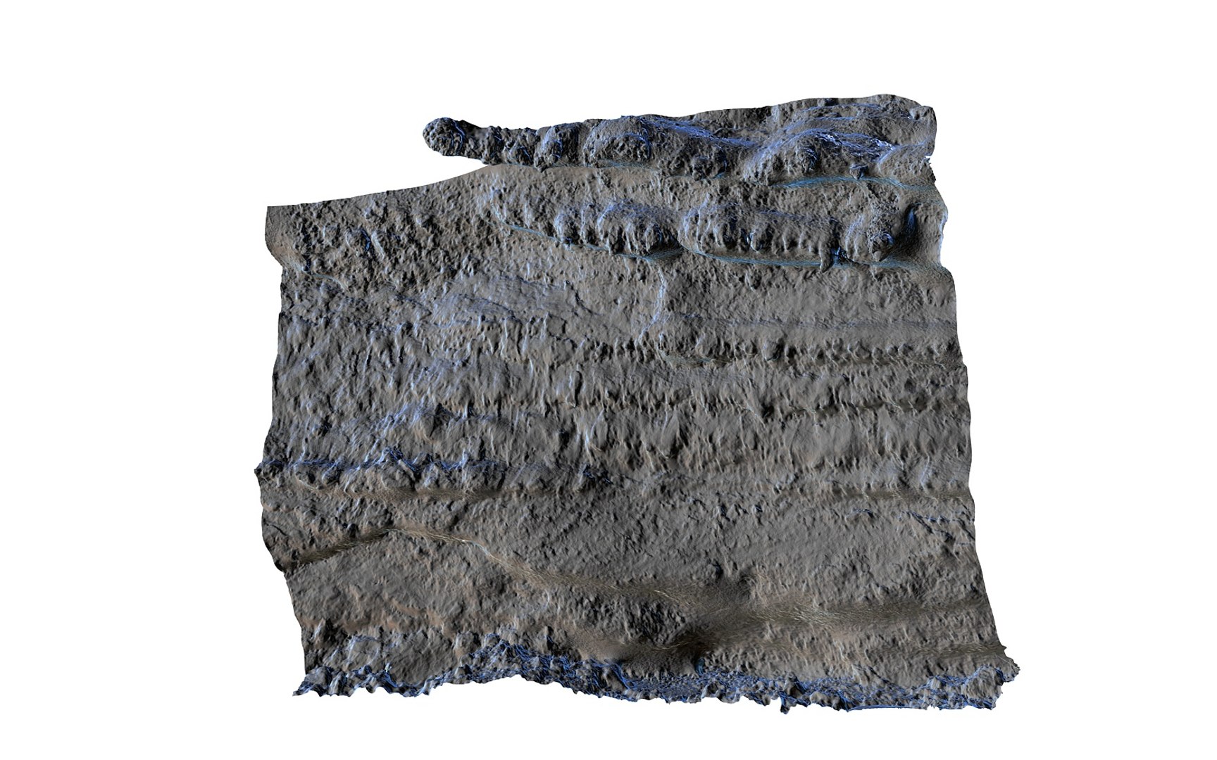 Realistic Lava Cliff Obj