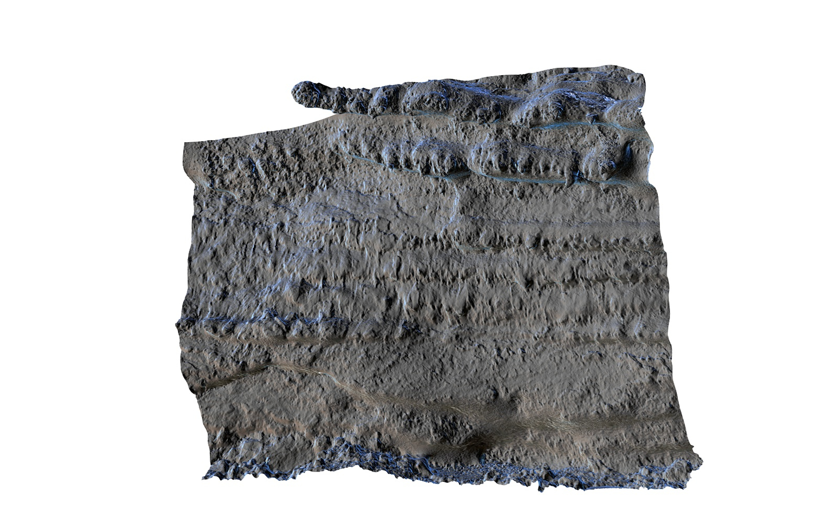 realistic lava cliff obj