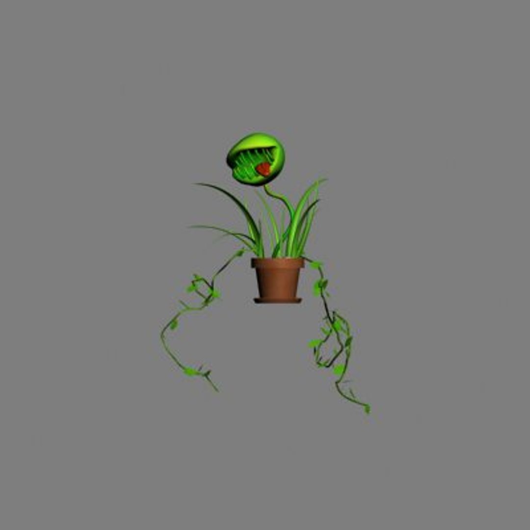 3d Man Eating Plant Model