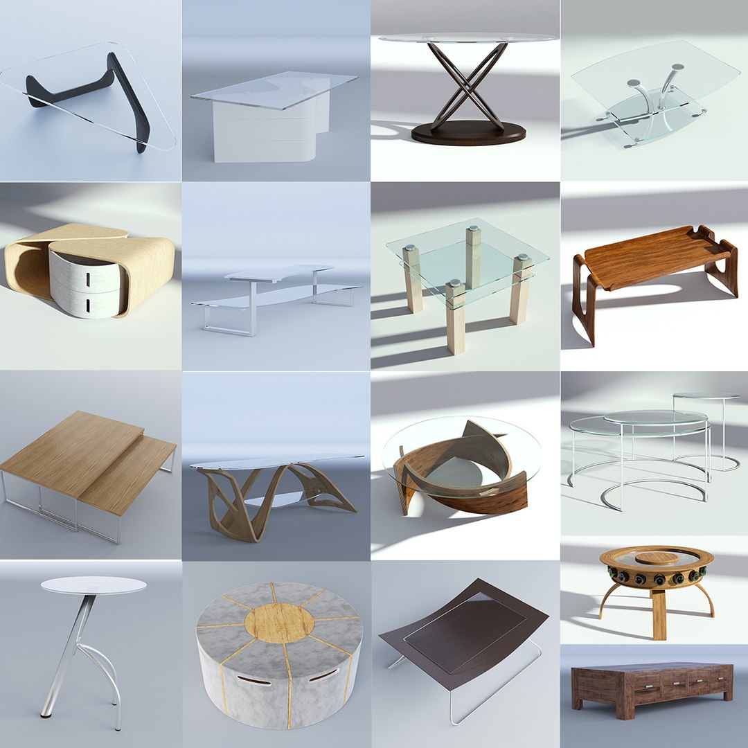 3D Table Set - TurboSquid 1479654