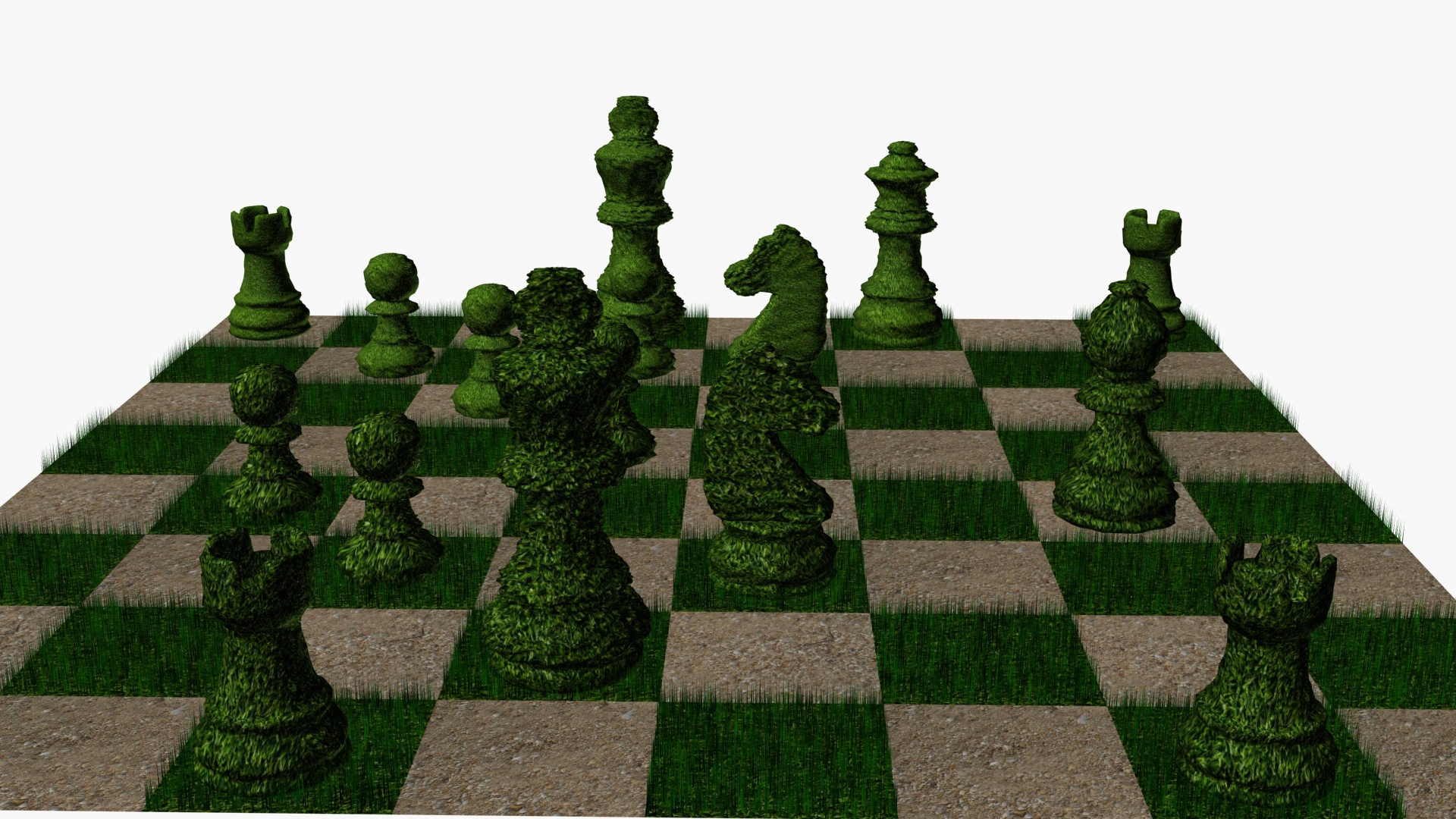 Chess Garden 3D Model - TurboSquid 1792380