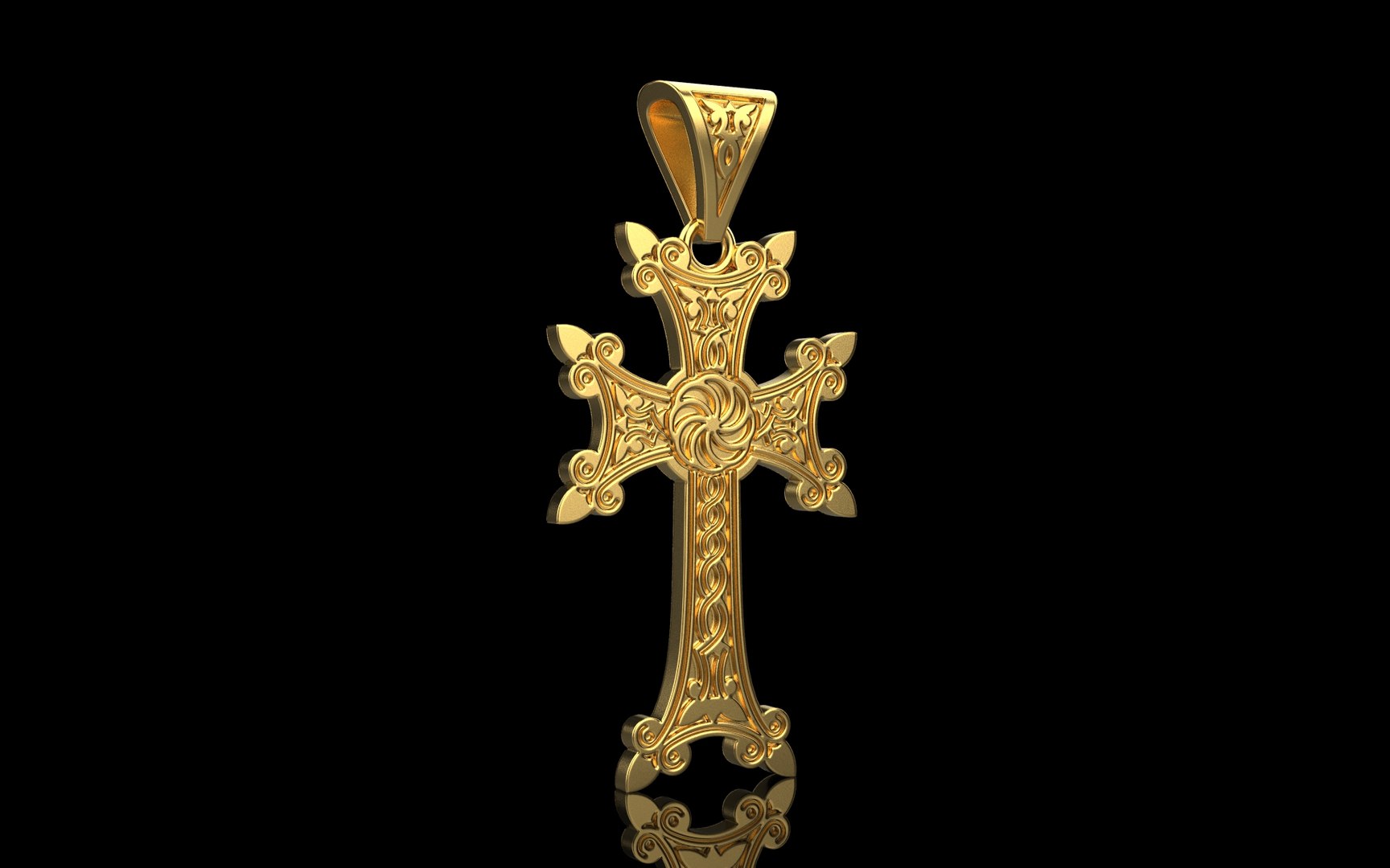 3D Armenian Cross 1238 - TurboSquid 2120466