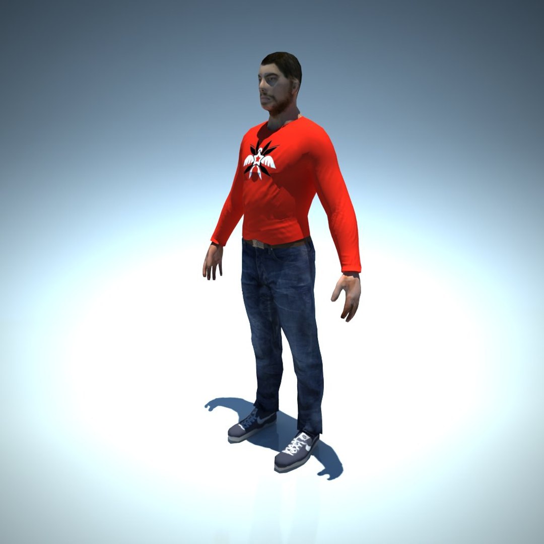 Free Character Man 3d Model