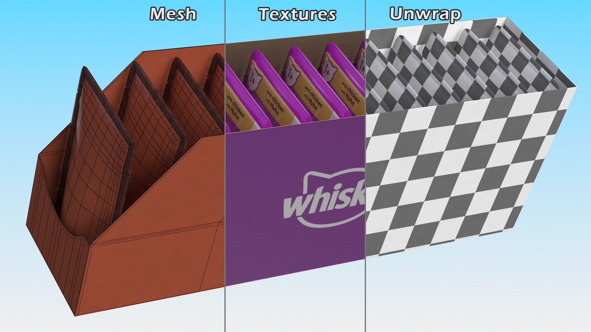 Whiskas Pouch Box 3D Model - TurboSquid 2105596