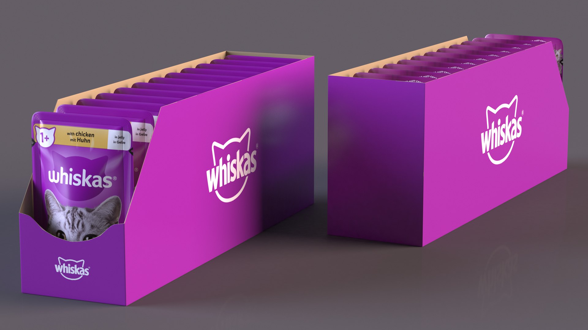 Whiskas Pouch Box 3D Model - TurboSquid 2105596