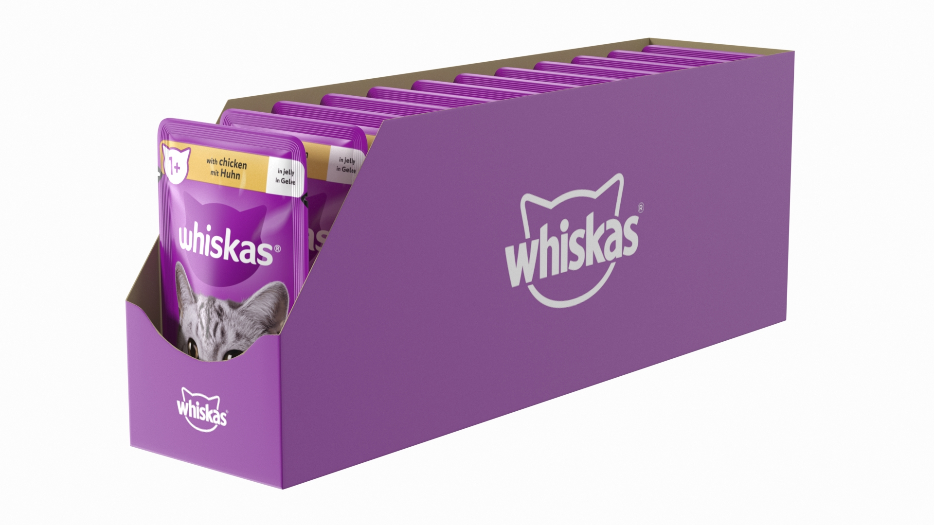 Whiskas Pouch Box 3D Model - TurboSquid 2105596