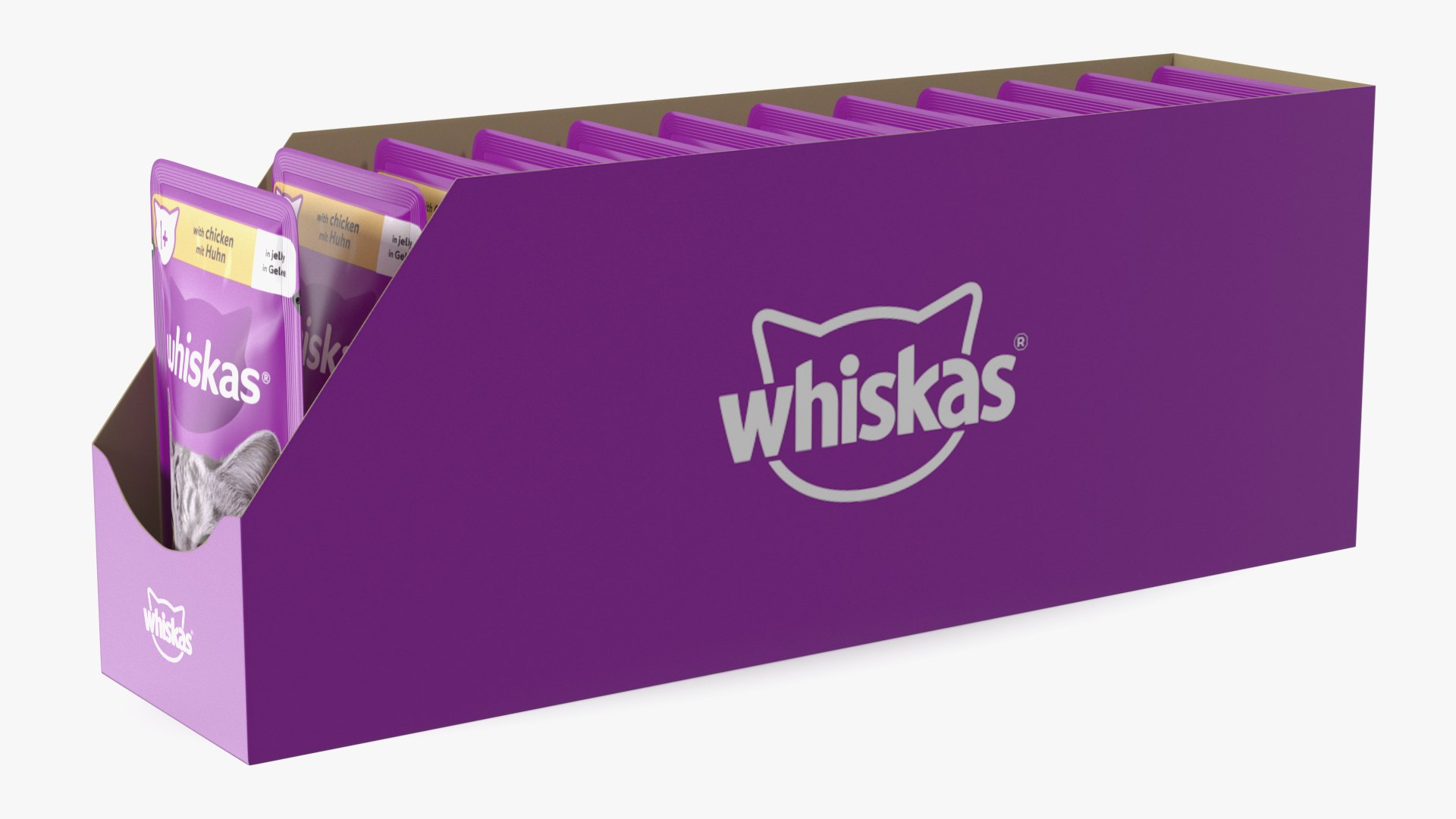 Whiskas Pouch Box 3D Model - TurboSquid 2105596