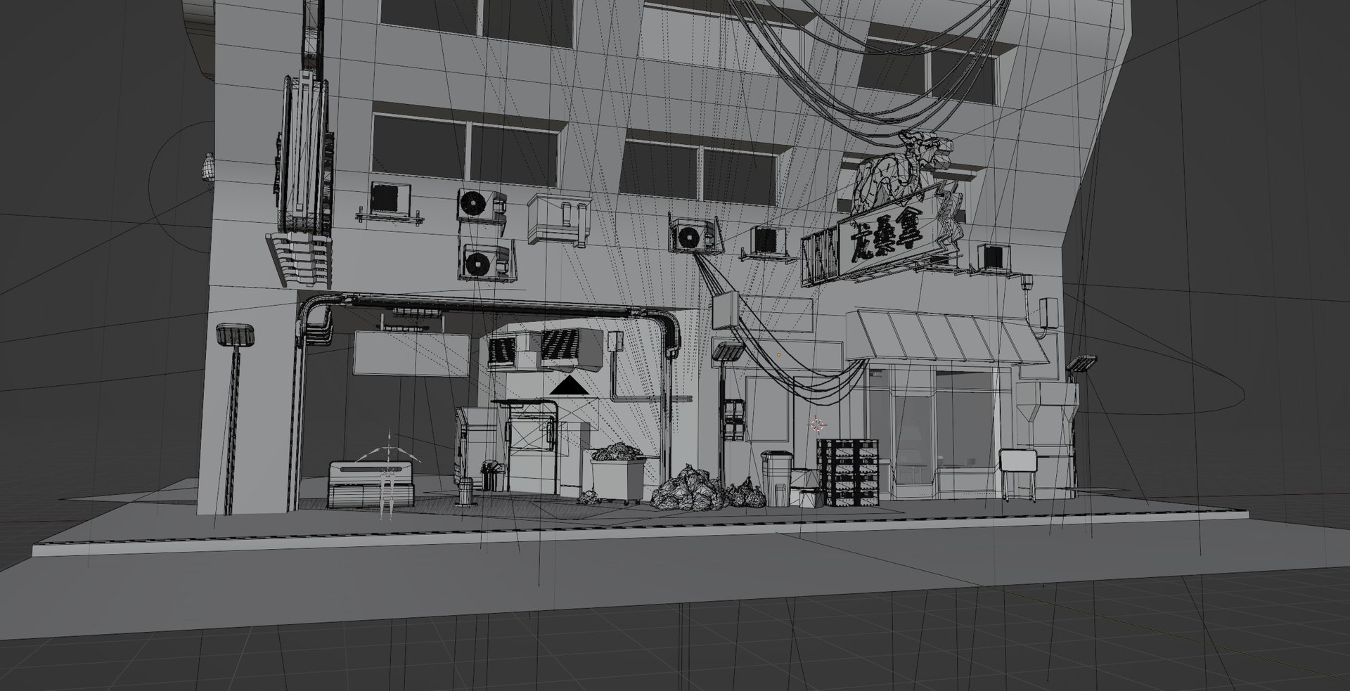 3D Cyberpunk Shop And Build Model - TurboSquid 2257838