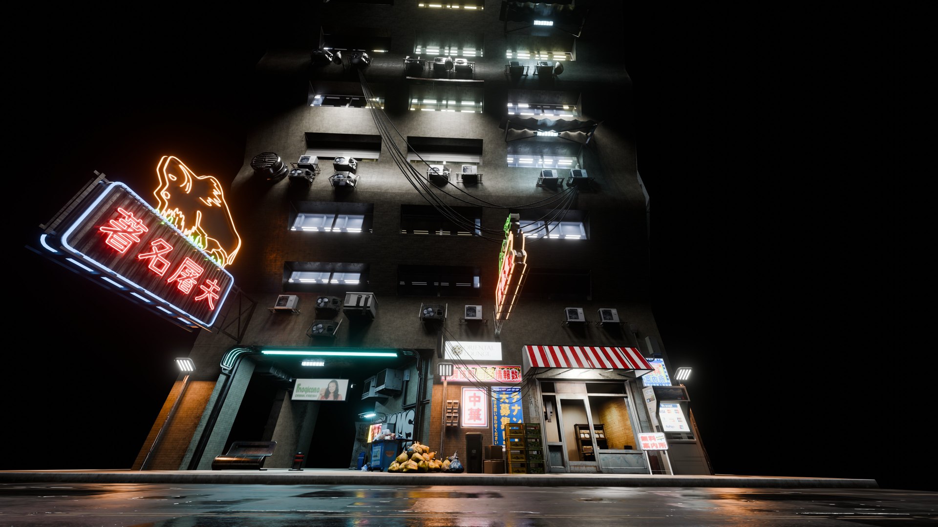 3D Cyberpunk Shop And Build Model - TurboSquid 2257838