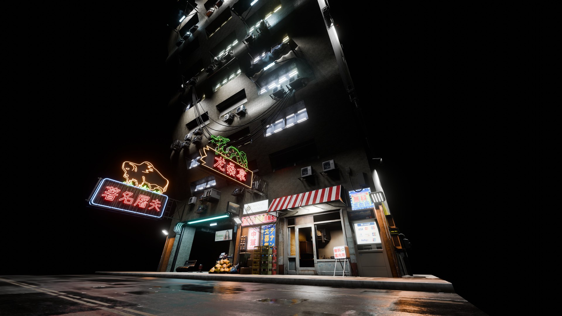 3D Cyberpunk Shop And Build Model - TurboSquid 2257838